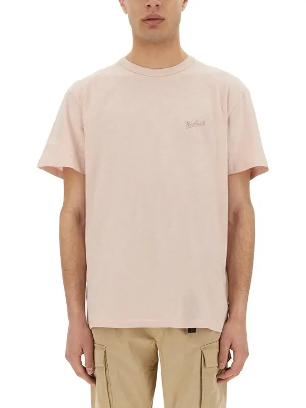 Woolrich Flamed Cotton T-shirt