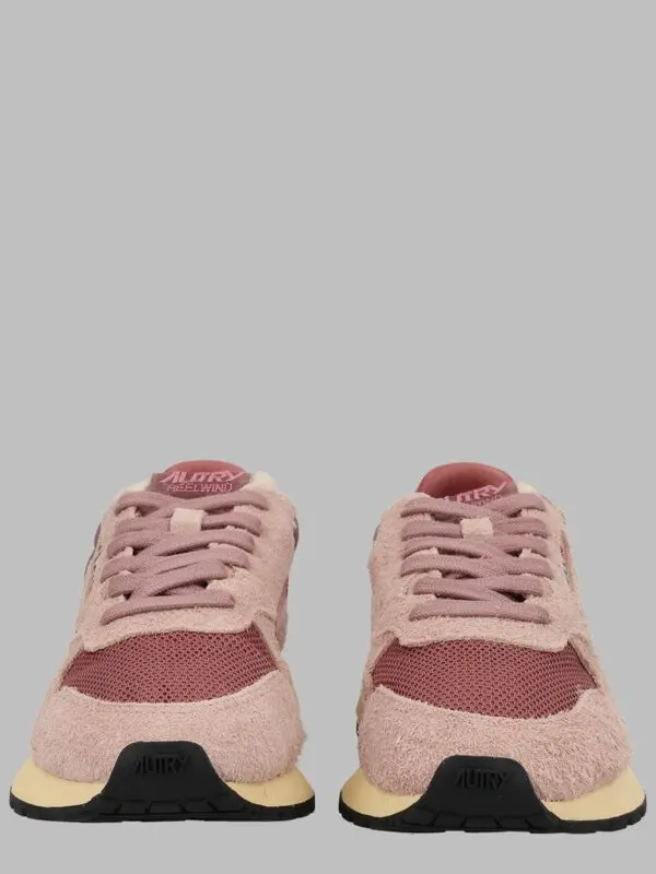 AUTRY Inspired Multi-texture Lace-up Sneakers - Multicolour