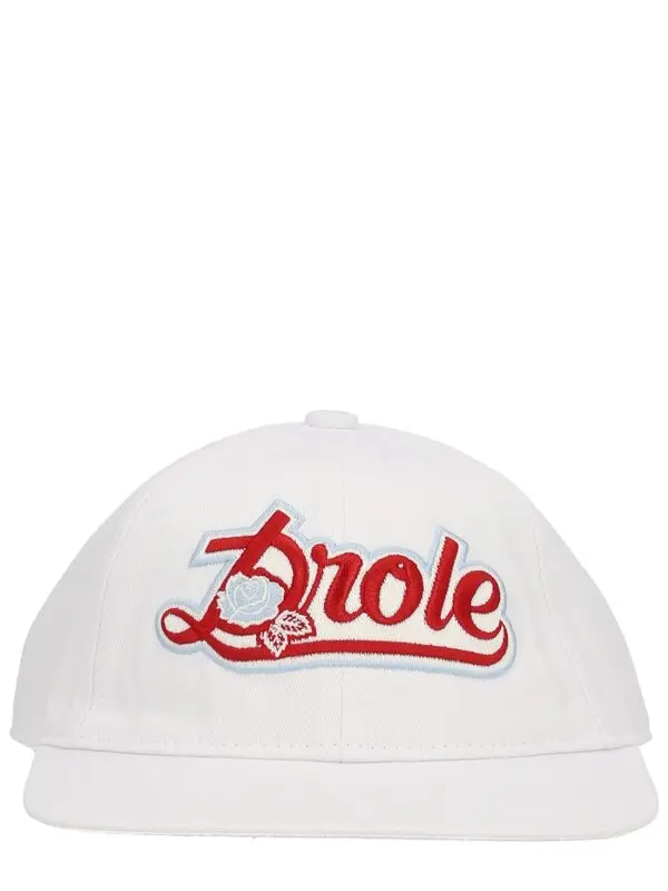 Drole De Monsieur Classic Cotton Hat For - White