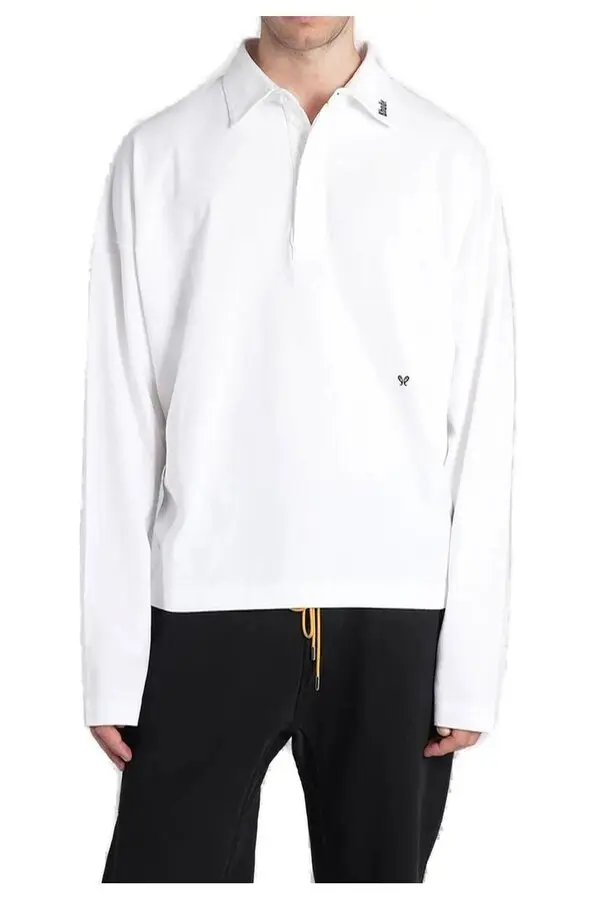 Rhude Long Sleeve Polo T-shirt