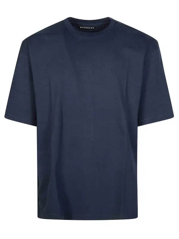 WHITE SAND Cotton T-shirt For - Blu