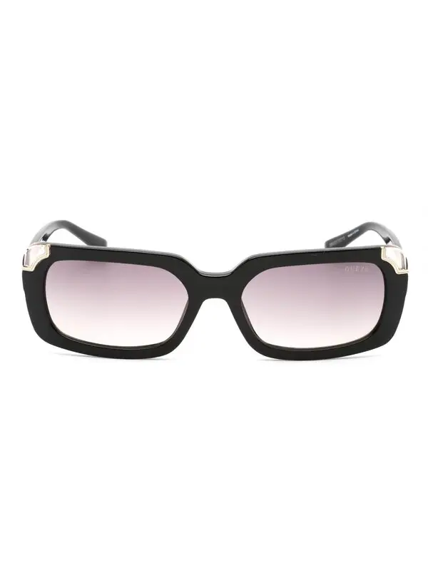 Guess Rectangular Sunglasses - Ivory / Gradient Brown