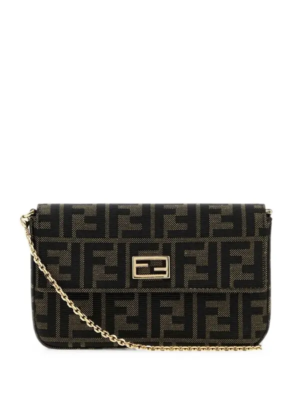 Fendi Baguette Motif Mini Clutch Bag - Tabacomoro