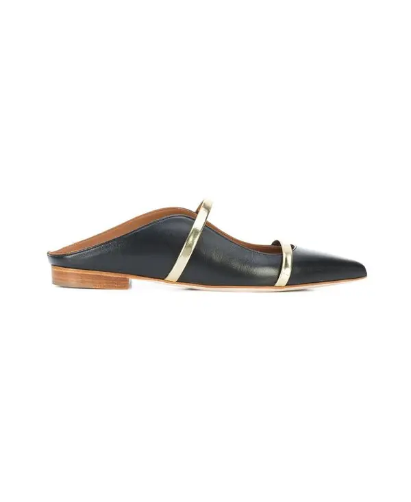 MALONE SOULIERS Maureen Flat Shoes - Black