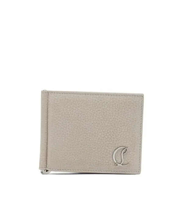 CHRISTIAN LOUBOUTIN Mooncrest Keycase - Beige