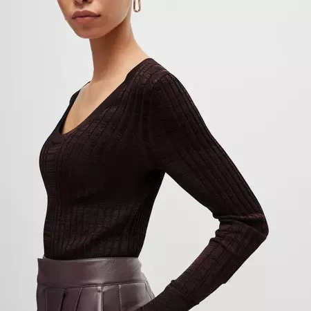 Hugo Boss Firama Scoop-neck Sweater