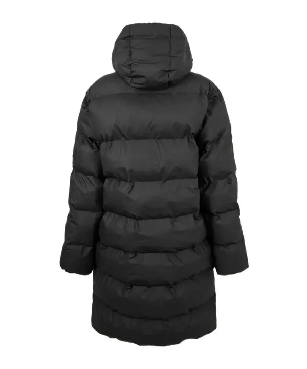 Rains Long Sleeved Cotton Padded Jacket With Hood