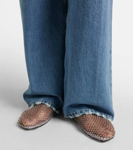 Christopher Esber Minette Embellished Slip-on Shoes