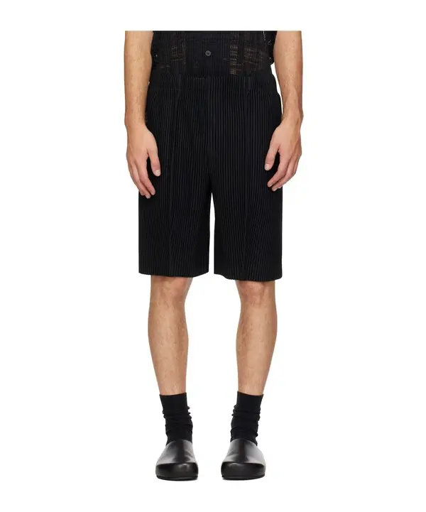 Issey Miyake Pleated Capri Shorts