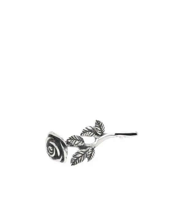 Emanuele Bicocchi Blooming Rose Stud Earring - Silver
