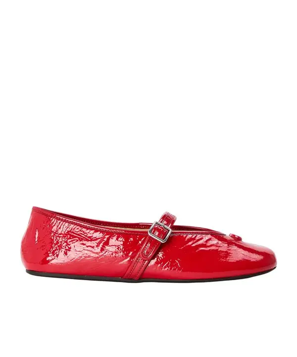 COACH Sculptpump Sculptural Slip-on Ballet Pumps - Red