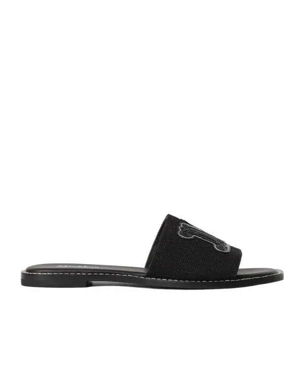 Max Mara Open-toe Slippers - Black
