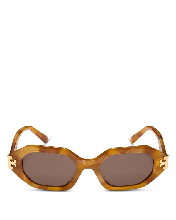Tory Burch Geometric Sunglasses, 51mm