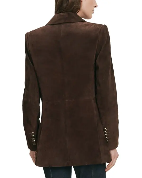 Veronica Beard Maci Suede Dickey Jacket