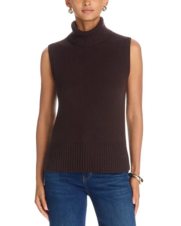 Veronica Beard Mazzy Cashmere Shell - Espresso