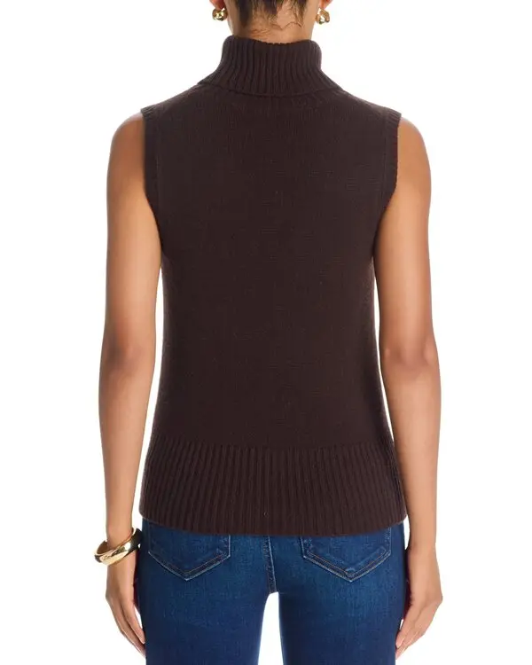 Veronica Beard Mazzy Cashmere Shell - Espresso