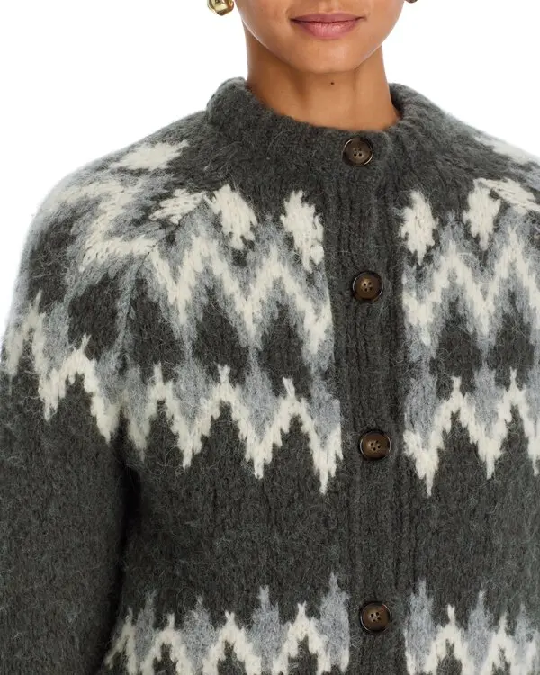 Veronica Beard Christina Fair Isle Cardigan