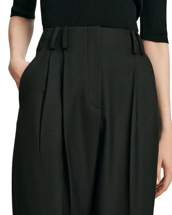 Veronica Beard Whitlock Pleated Pants