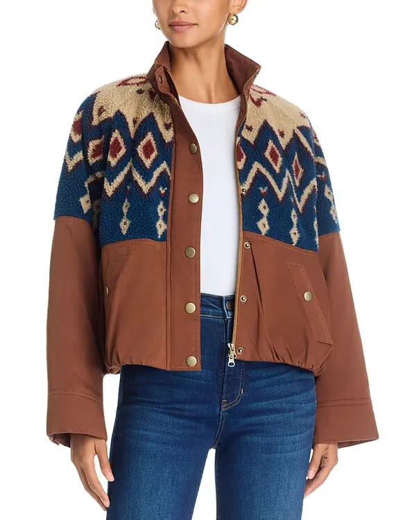 Veronica Beard Knoll Cotton Jacket - Deep Ochre