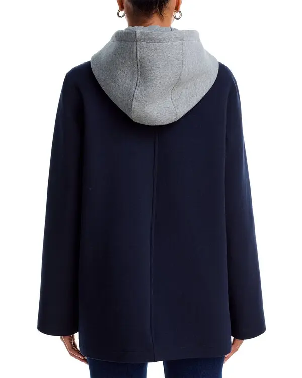 Veronica Beard Finn Hooded Cotton Blend Jacket