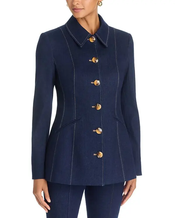 Veronica Beard Calloway Denim Jacket - Midnight Wash