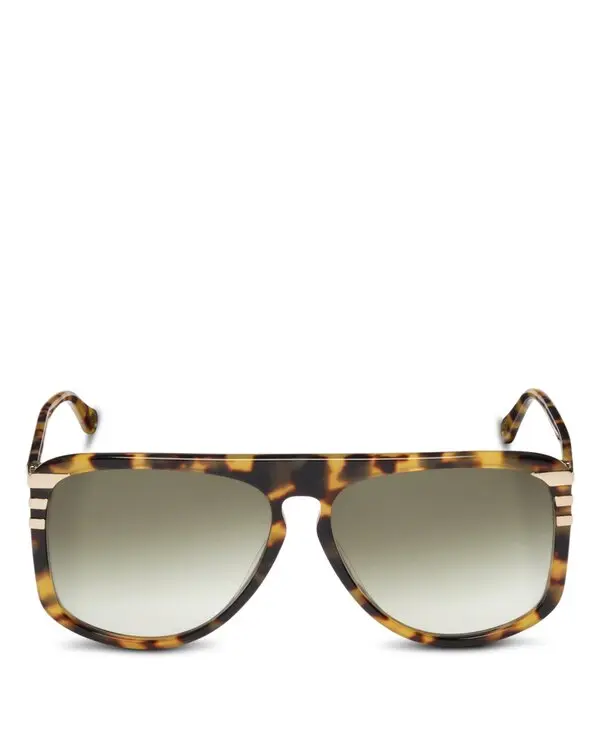 Chloé Square Sunglasses, 62mm