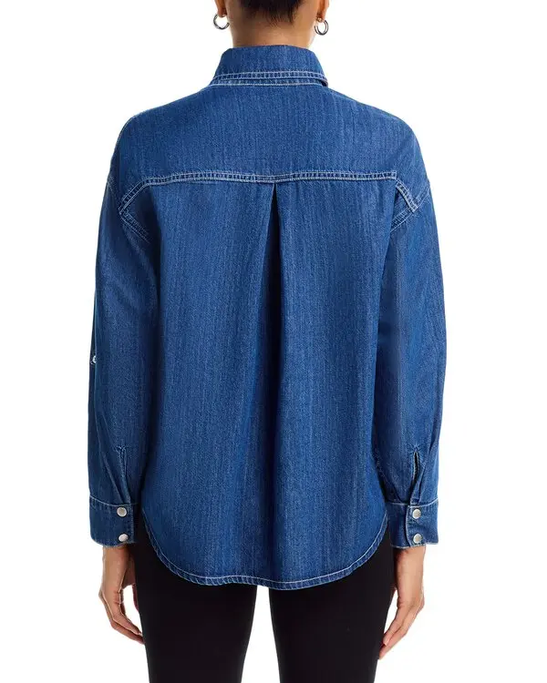 L'Agence Jorah Cotton Relaxed Long Sleeve Shirt