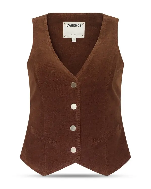 L'Agence Yelena Corduroy Vest