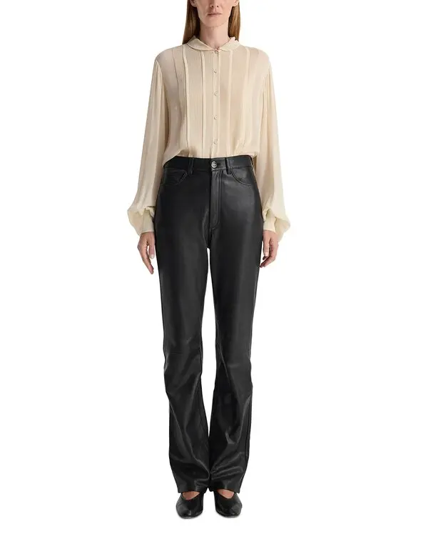 RÓHE Romantic Silk Long Sleeve Top