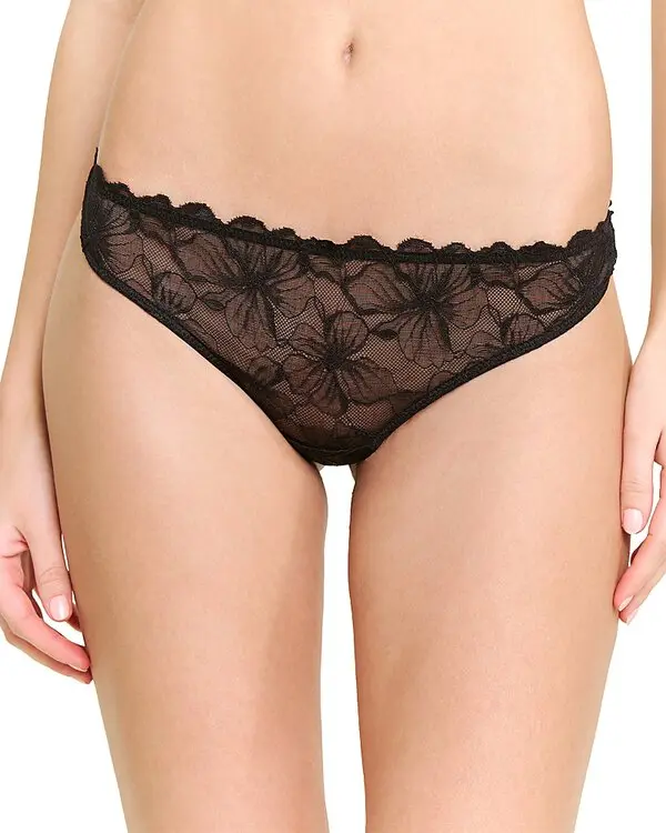 Honeydew Intimates Jessa Signature Stretch Lace Thong - Black