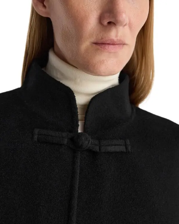 RÓHE Wool-blend Double Faced Pankou Closure Poncho
