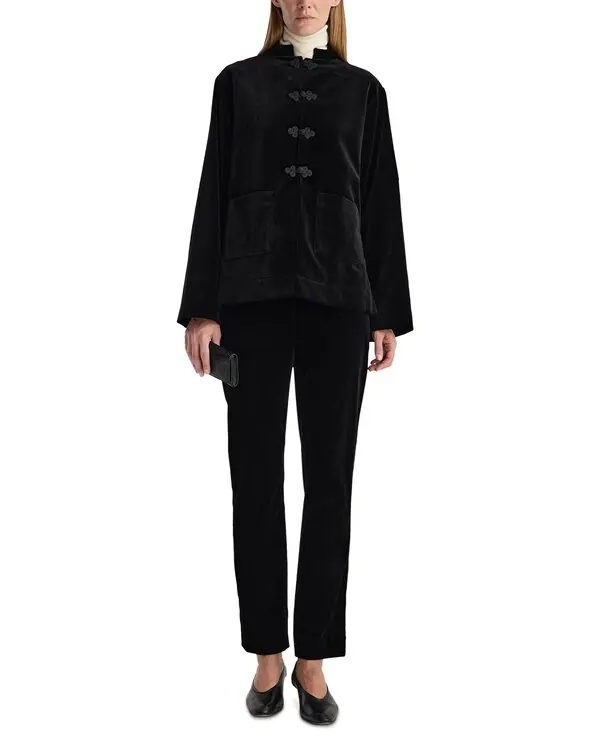 RÓHE Cotton Velvet Pankou Closure Jacket