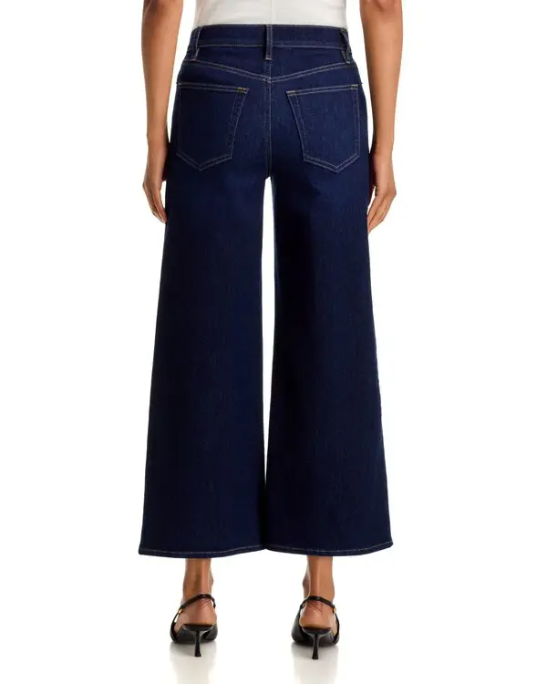 FRAME Le Pixie Slim Palazzo Exposed Button Jeans
