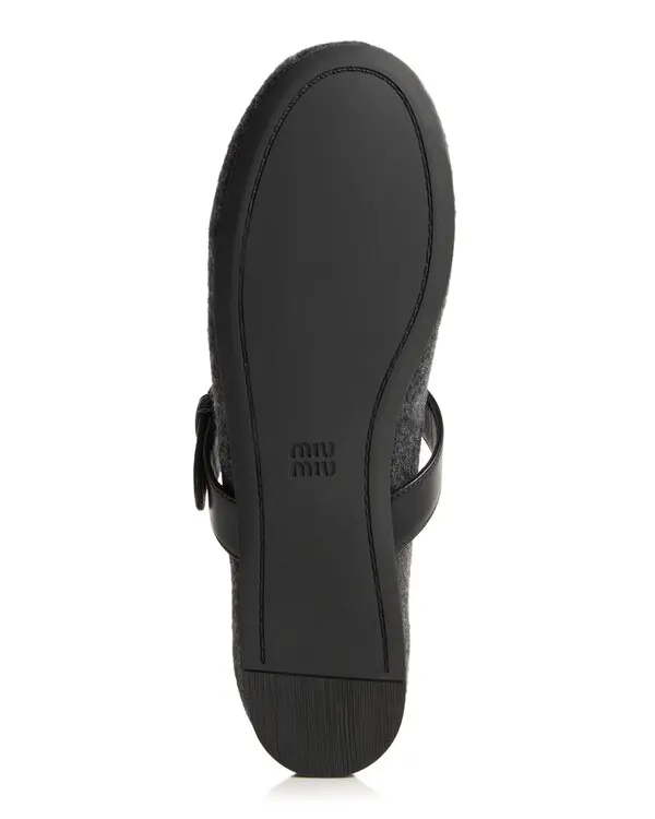 Miu Miu Mary Jane Ballerina Flats