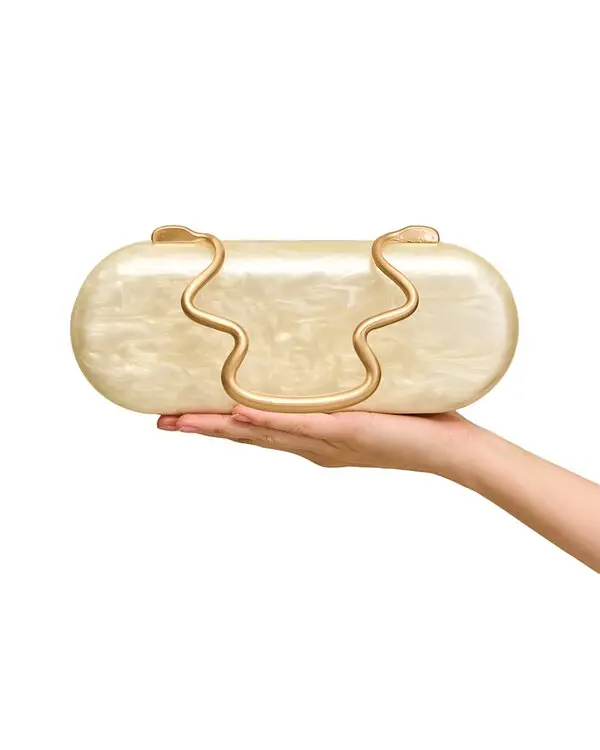 Cult Gaia Ilaria Clutch - Ivory