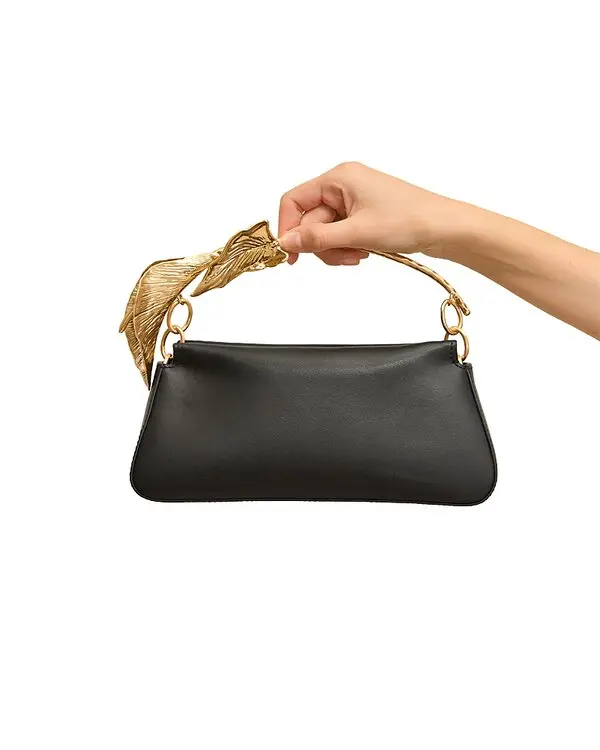Cult Gaia Calla Satin Top Handle Bag