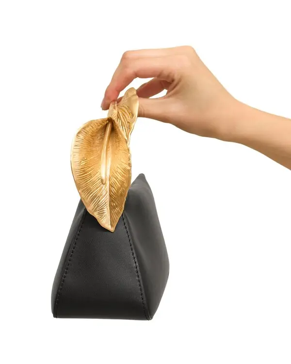 Cult Gaia Calla Satin Top Handle Bag