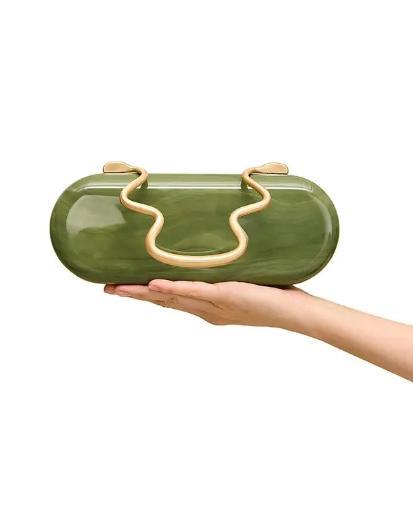 Cult Gaia Ilaria Small Clutch - Rosemary Multi
