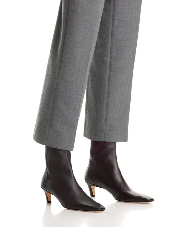 TOTEME Leather Ankle Boots