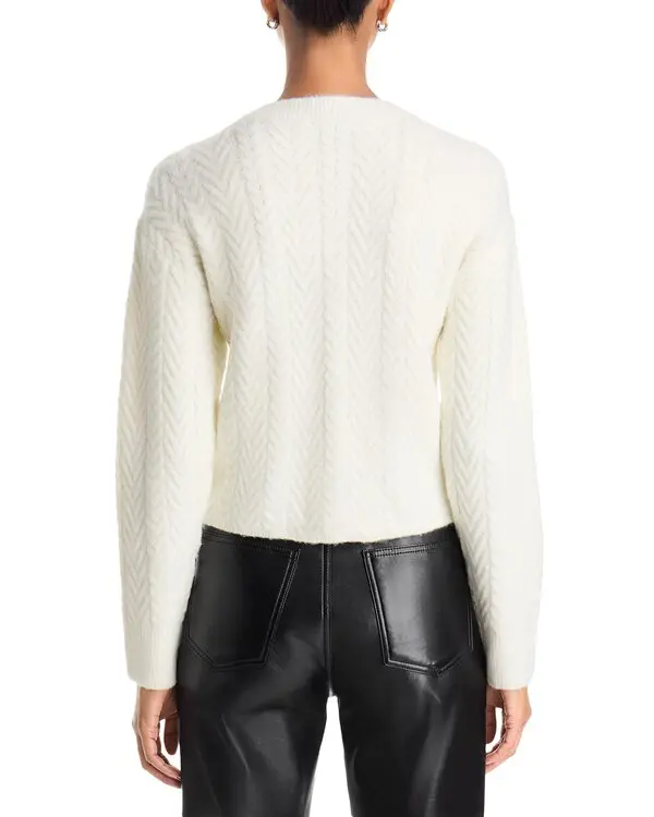 Generation Love Glenda Crystal Embellished Cable Knit Cardigan
