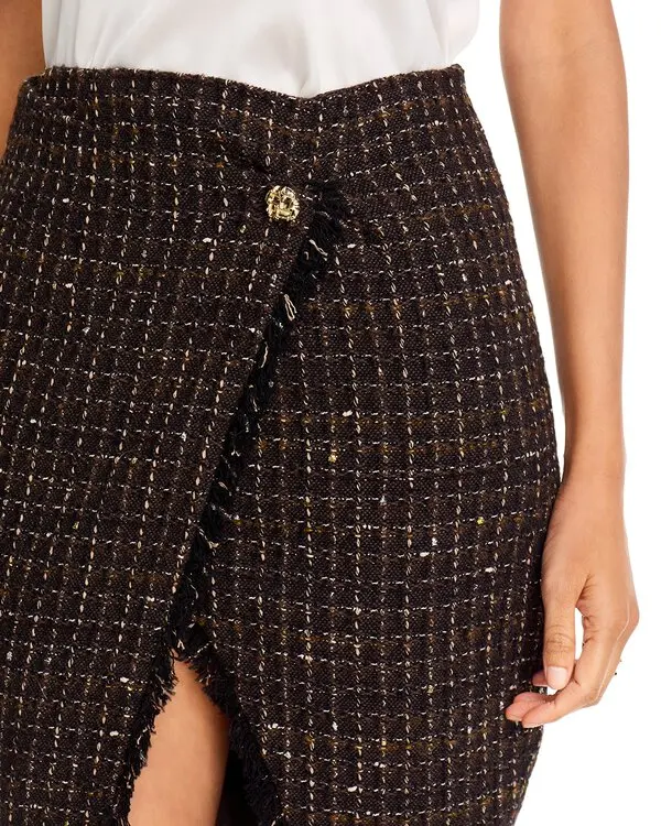 Generation Love Nova Tweed Wrap Skirt