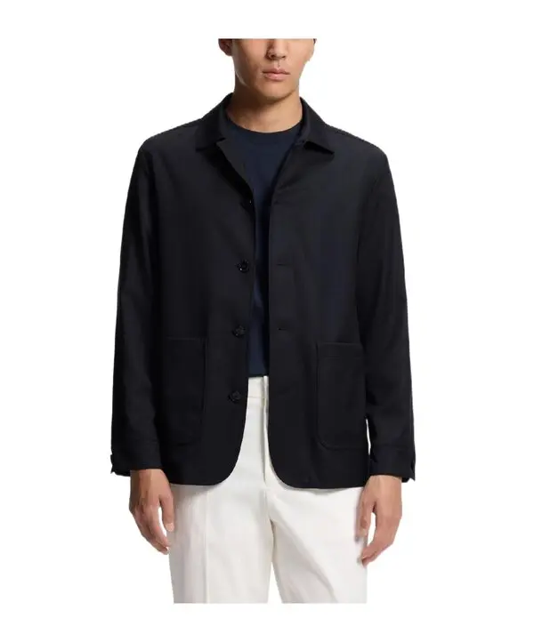 Hugo Boss Loose Wool Shirt Jacket