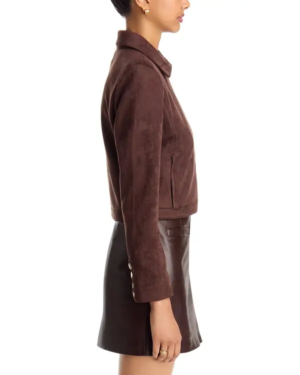 Generation Love Lola Faux Suede Zippered Jacket