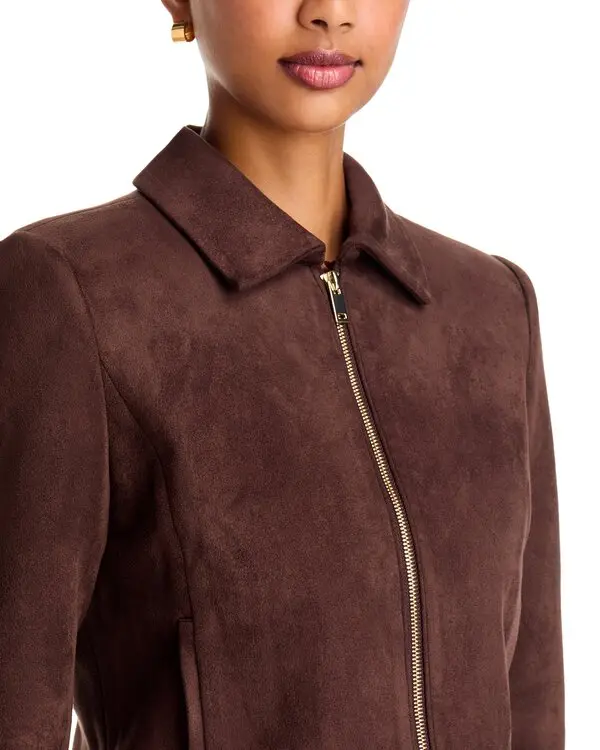Generation Love Lola Faux Suede Zippered Jacket