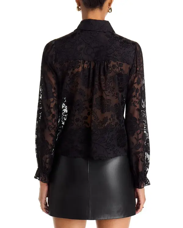 Generation Love Priya Floral Burnout Blouse