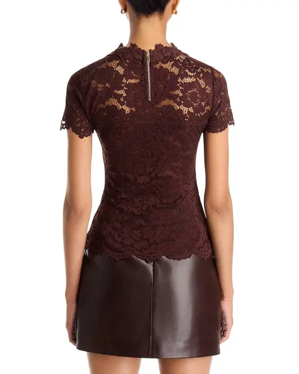Generation Love Giada Lace Short Sleeve Top