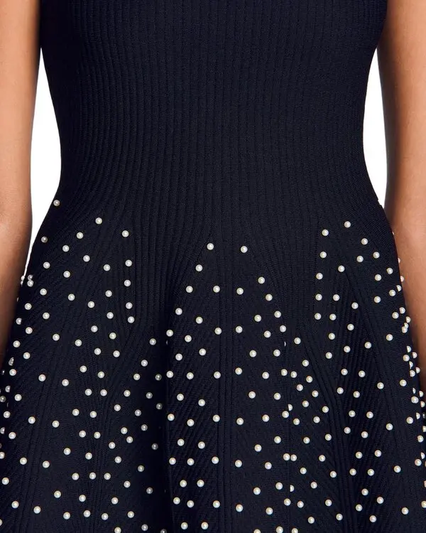 Sandro Sunniva Embellished Mini Dress
