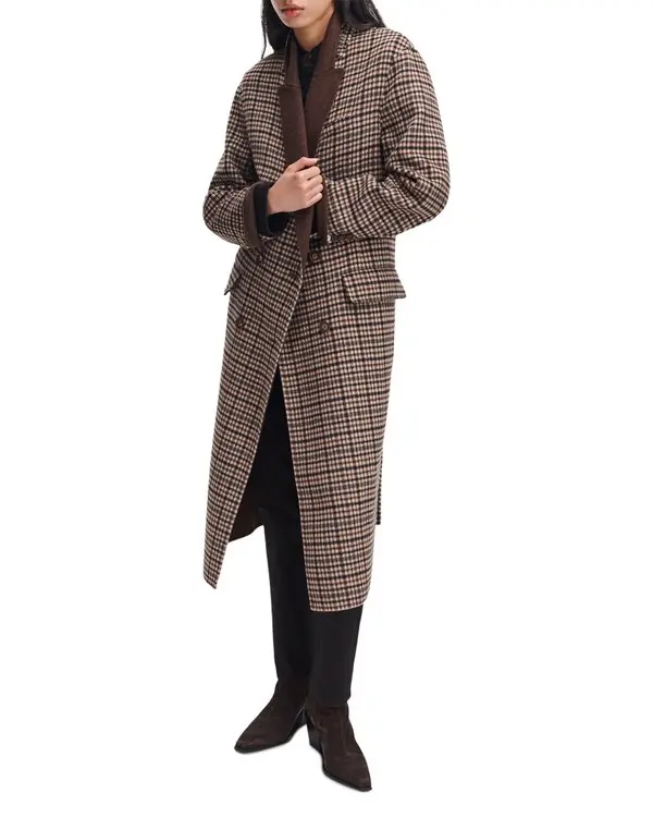 Rag & Bone Vasso Wool Plaid Coat