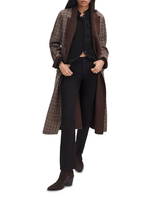 Rag & Bone Vasso Wool Plaid Coat
