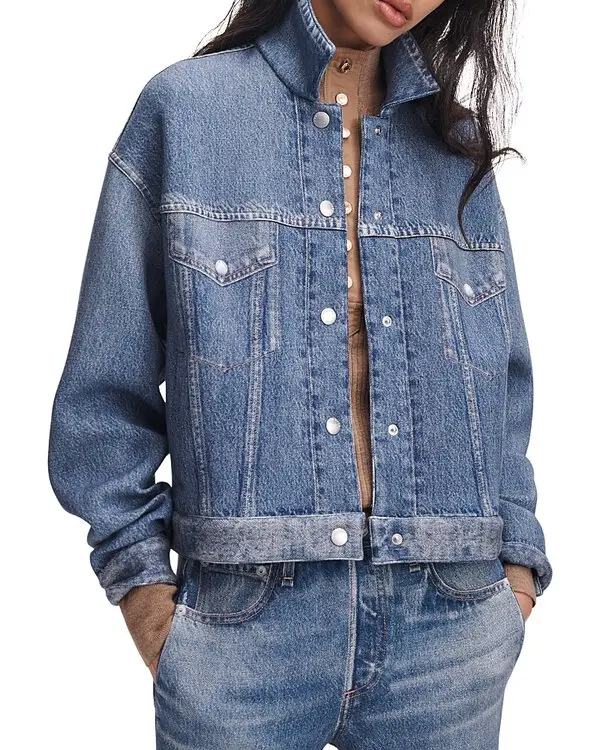 Rag & Bone Rb Miramar Mallow Trucker Jacket - Sutton